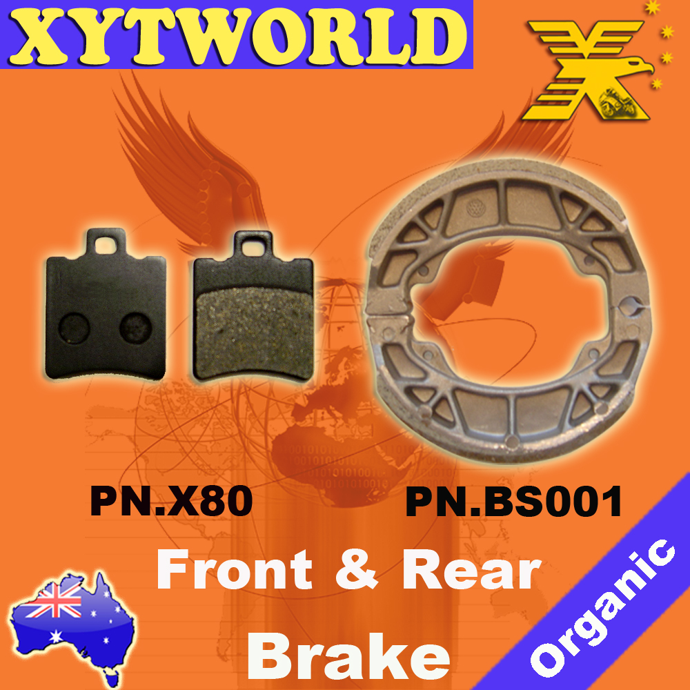 FRONT REAR Brake Pads Shoes for BETA Quadra 50 1997 1998 1999 2000 2001 ...