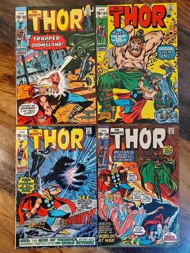 The Mighty Thor #183-189 (Marvel Comics, 1970) Fine + Keys | eBay