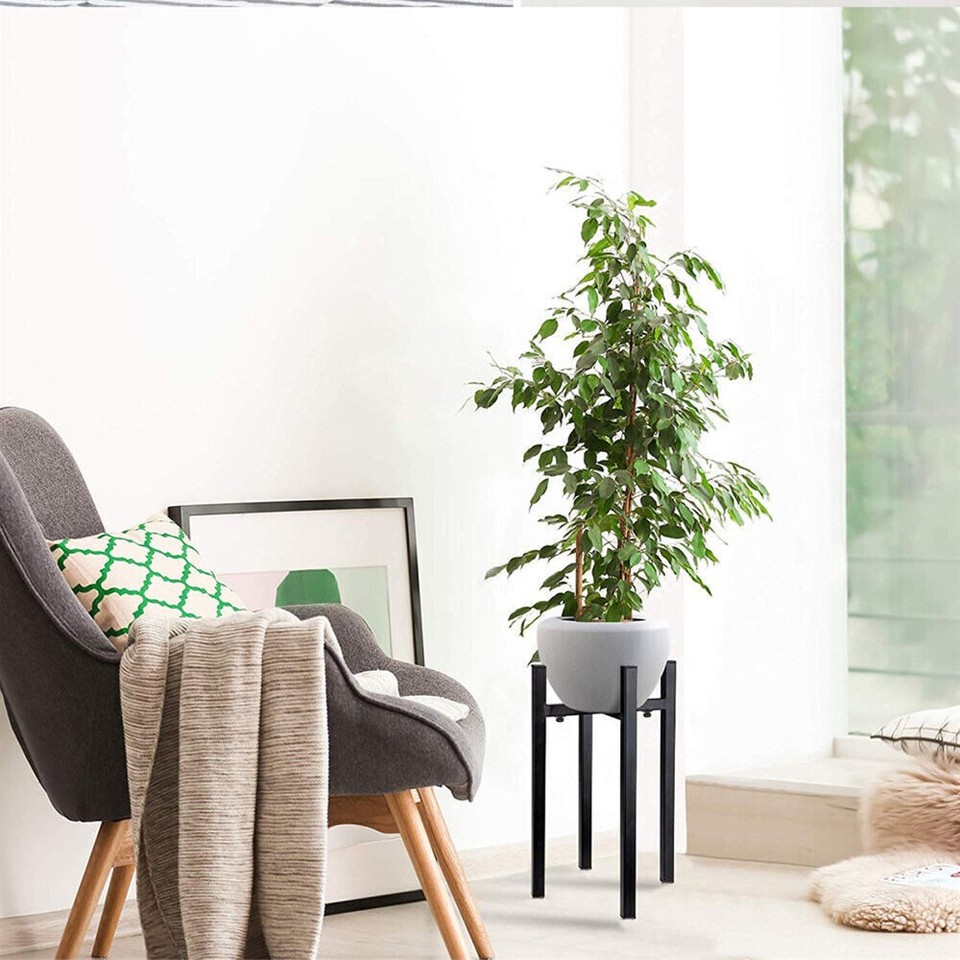 Metal Plant Pot Stand Extendable Flower Display Shelf Indoor Outdoor ...