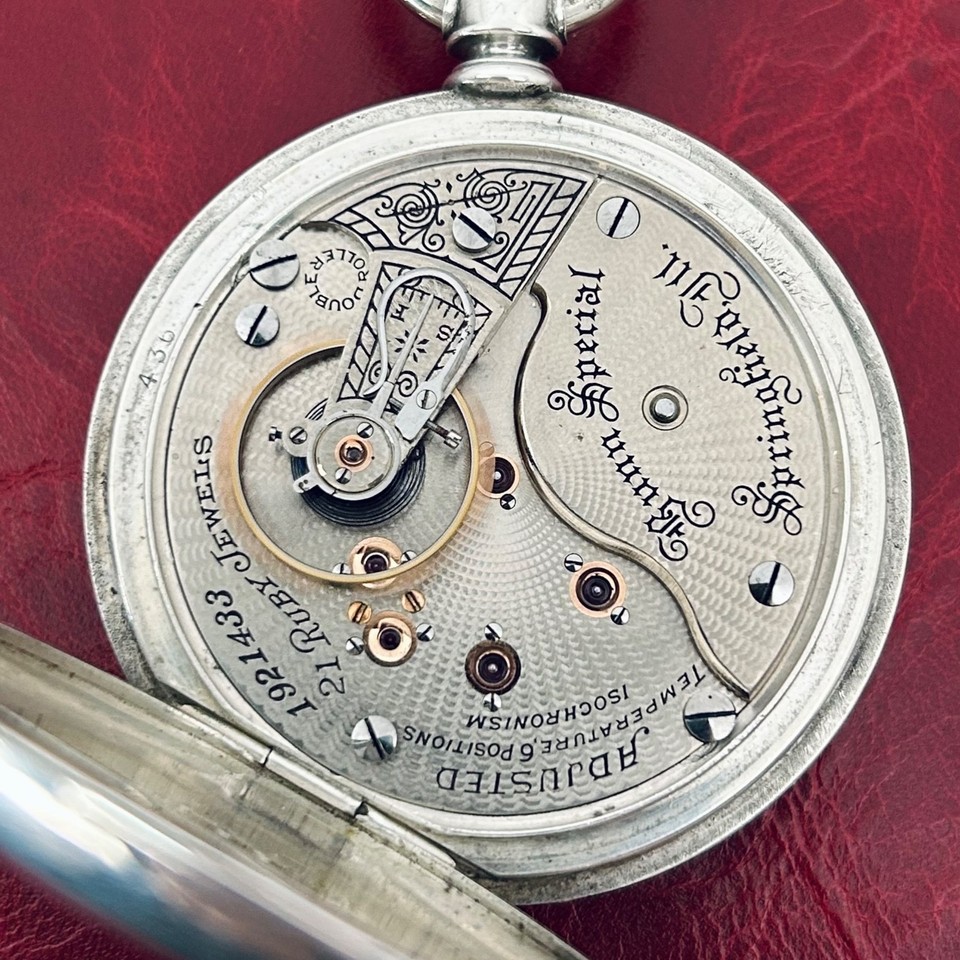 Vintage 1907 Illinois 18s/21j Model 6 Grade Bunn Pocket Watch Serviced ...