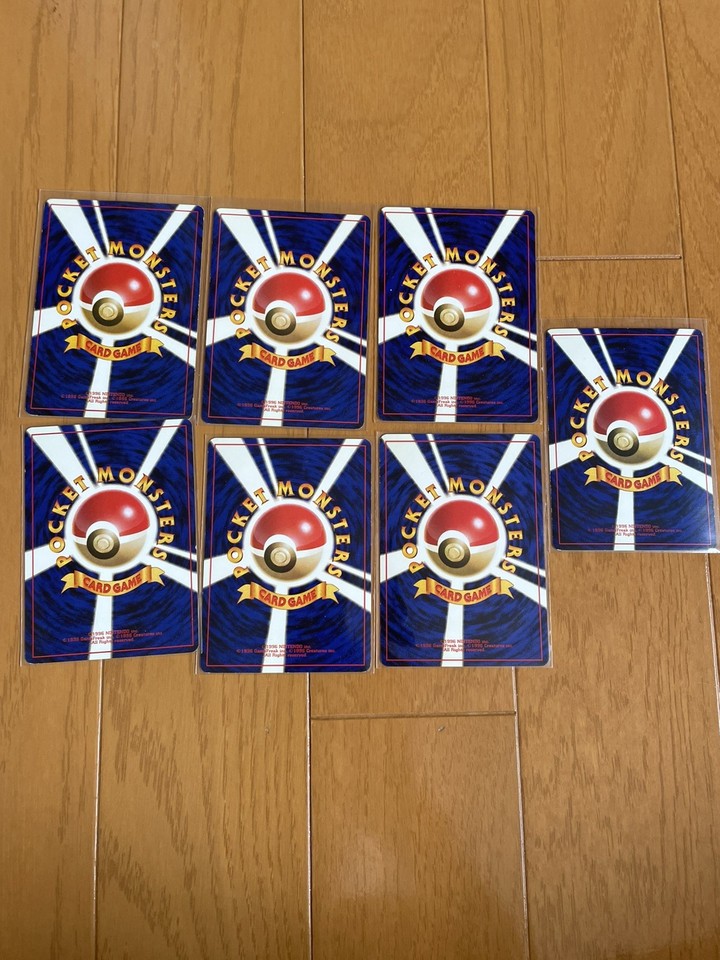 Vintage Japanese Pokemon Card Lot Base Set Old Back | eBay