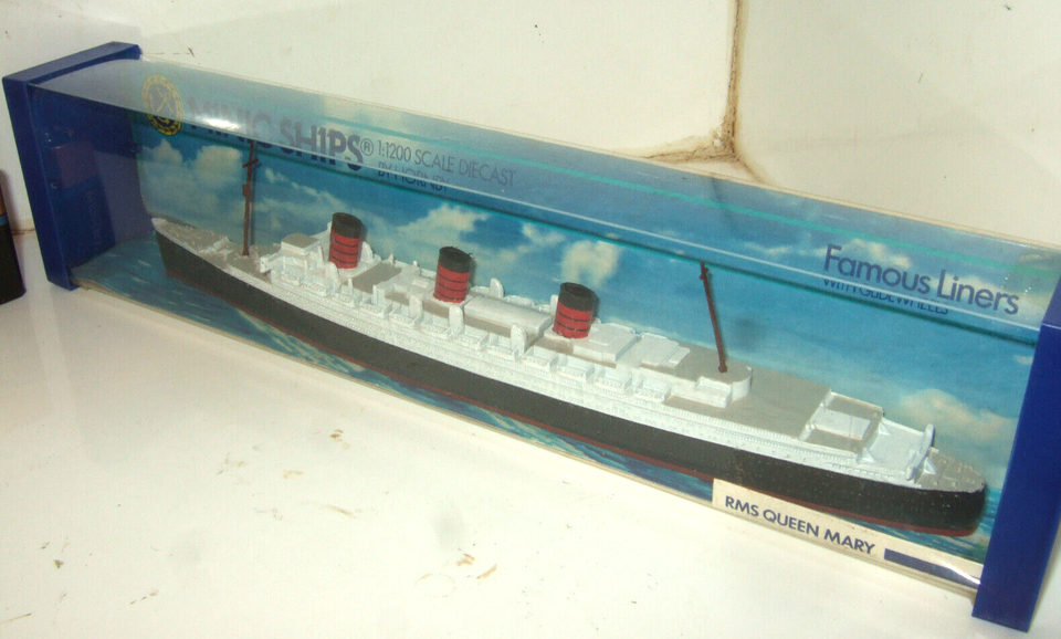Minic Ships Hornby-Triang M703 , RMS Queen Mary Diecast with ...