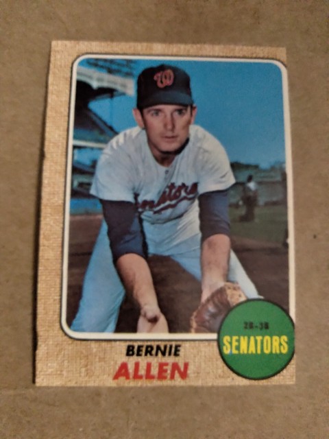 1968 Topps - High # #548 Bernie Allen for sale online | eBay