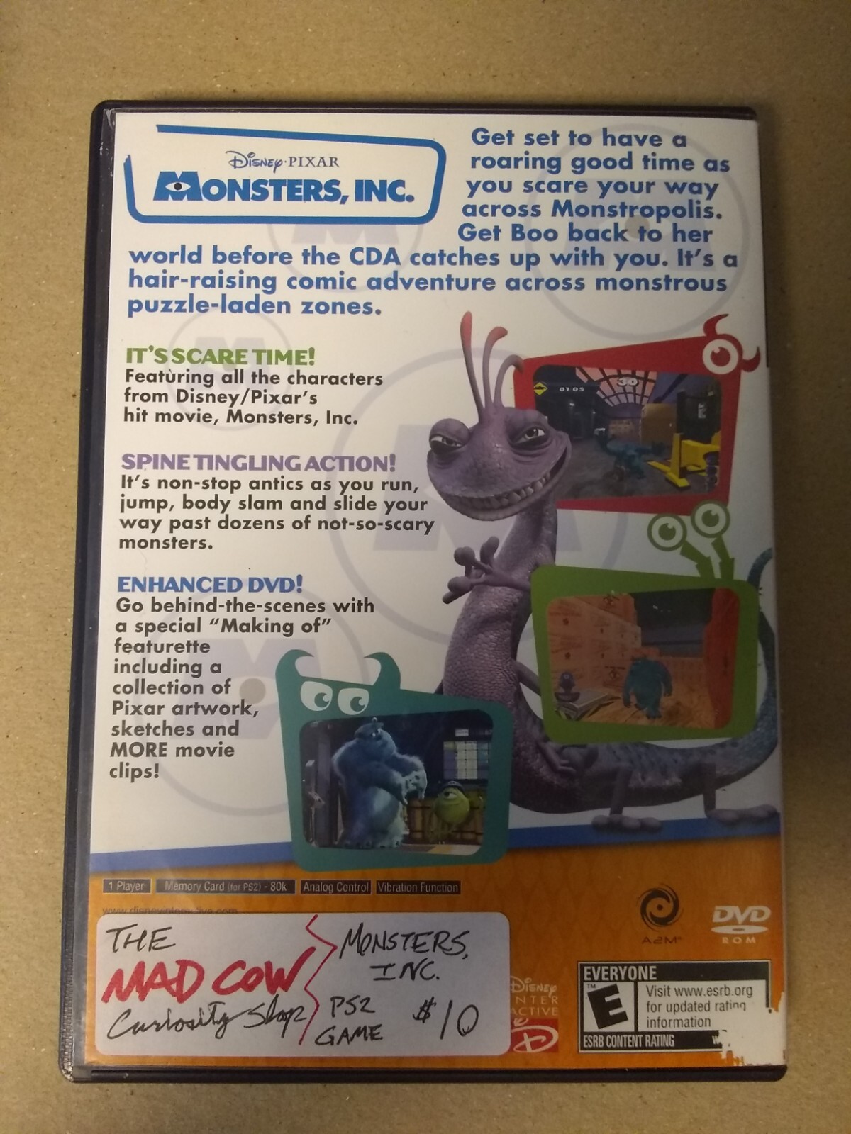 Monsters, Inc. Playstation 2 PS2 *Complete* | eBay