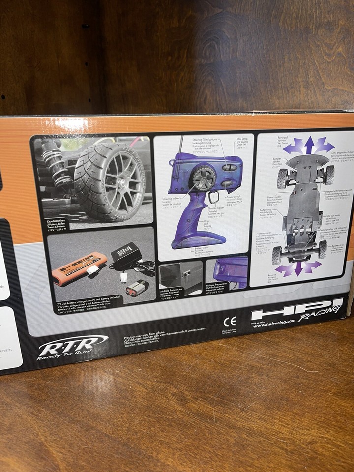 HPI RACING DASH 1/10th 2WD Electric RTR PORSCHE 911 T YOKOHAMA 11953 ...