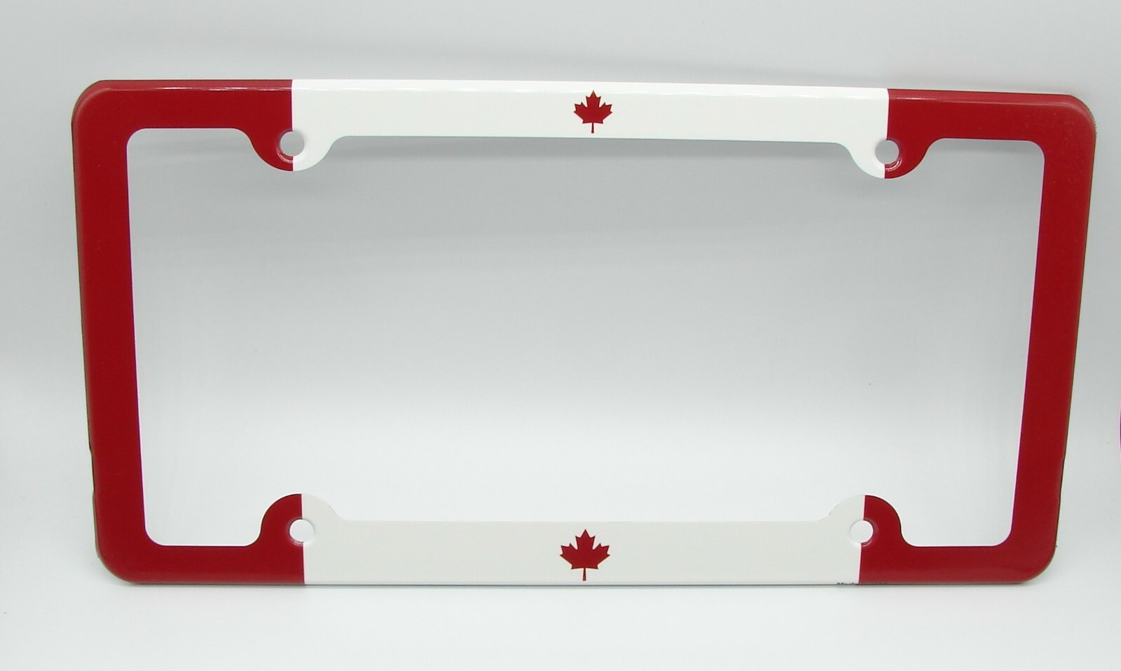 CANADIAN FLAG ALUMINUM LICENSE PLATE FRAME FOR CARS CANADA FLAG THE ...