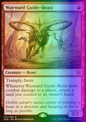 MTG Magic the Gathering Wayward Guide-Beast (176/457) Zendikar Rising ...