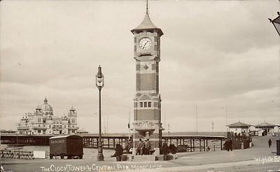 Morecambe. The Clock Tower & Central Pier # 53 by WHG. | eBay UK