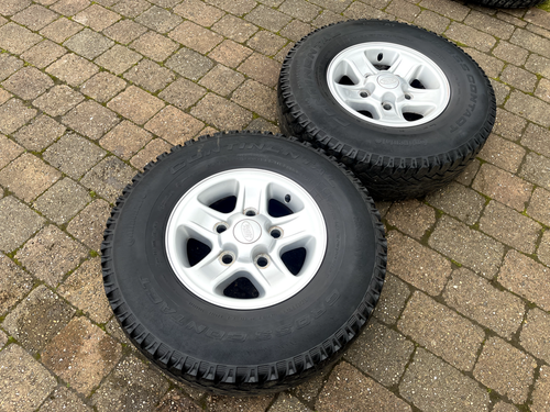 Land Rover Defender Boost Alloy Wheels and Continental Cross Contact ...