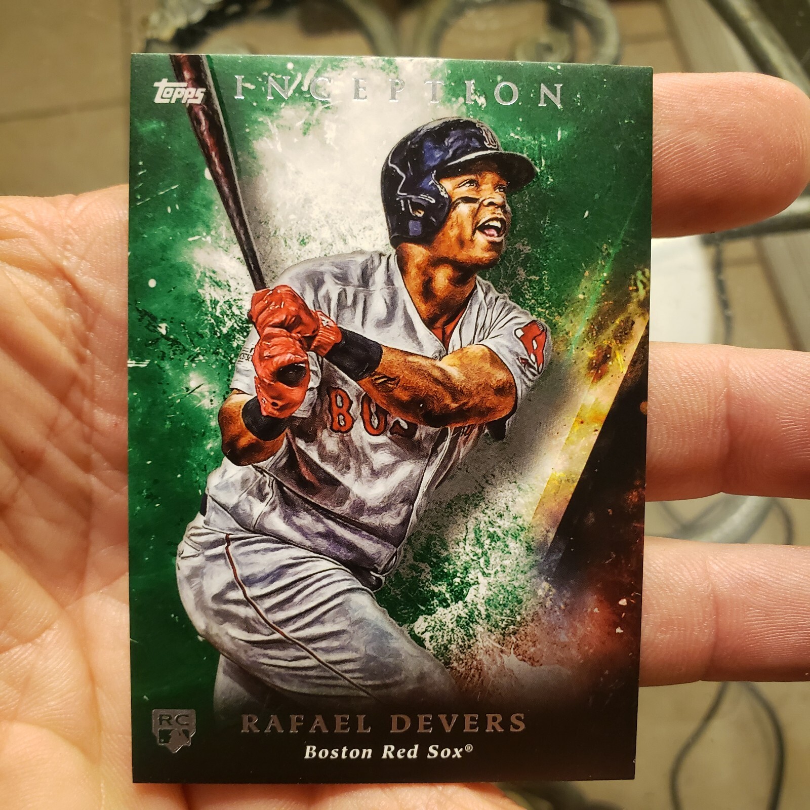 2018 Topps Inception Green Rafael Devers Rc # 50 | eBay