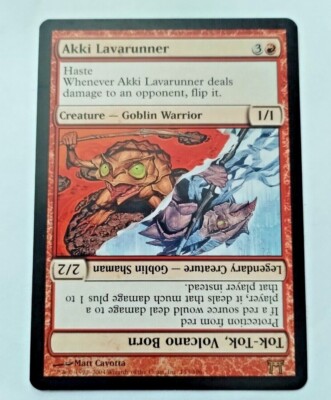 MTG Akki Lavarunner Champions of Kamigawa 153/306 Regular Rare ...