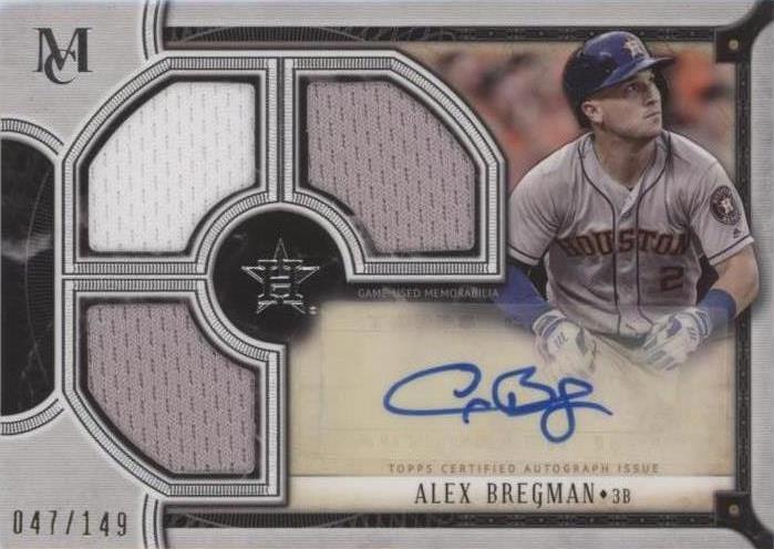 2018 Topps Museum Collection - Signature Swatches Triple Relic ...
