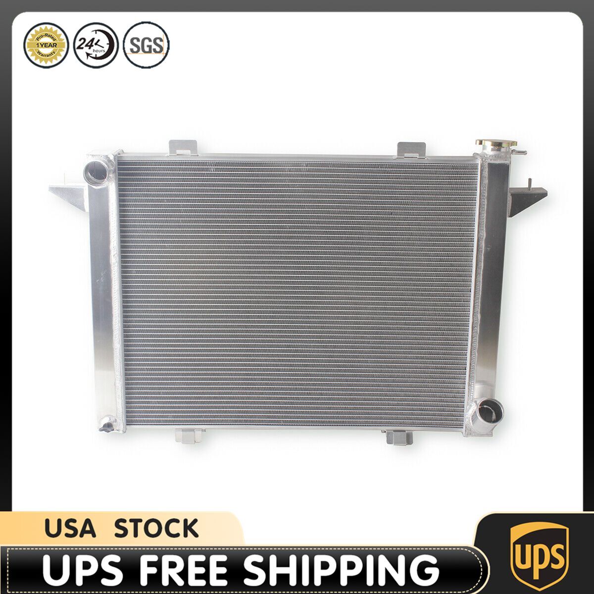 Cooling Aluminum Radiator for 1991 1992 1993 Dodge Ram 5.9L Cummins ...