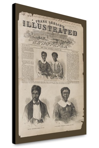 Canvas Print: Dred Scott and Family, 1857 | eBay