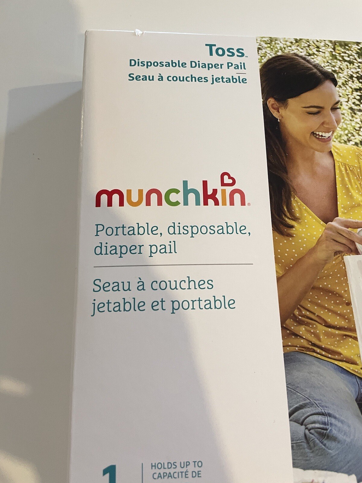 NIP Munchkin Toss Portable Disposable Diaper Pail 1 Pack, Holds 30 ...