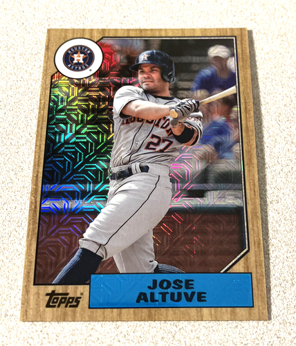 2017 Topps Silver Pack #87-JA Jose Altuve Astros | eBay