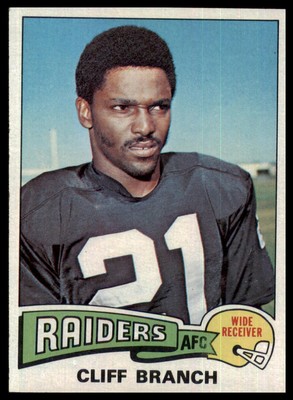 1975 Topps Cliff Branch #524 Rookie Ex-ExMint Combine Shipping | eBay