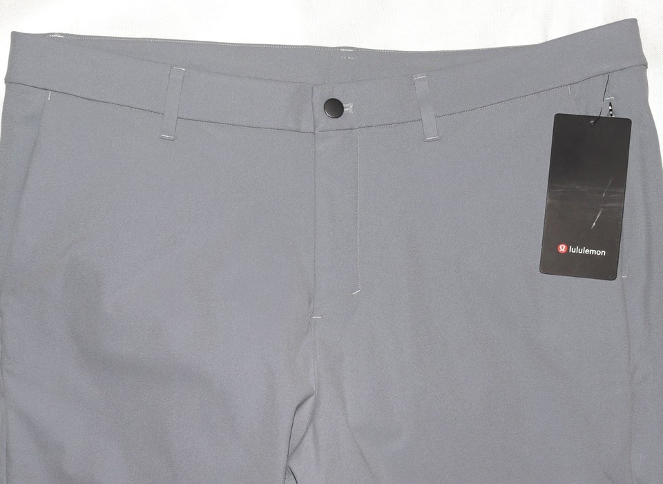 NWT Lululemon Commission Pant ABC Men's 40x34L Cast Gray Slim ...