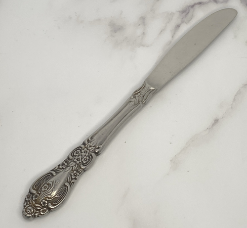 Springtime Stainless Flatware Dinner Knife Glossy Black Accent Japan 9 ...