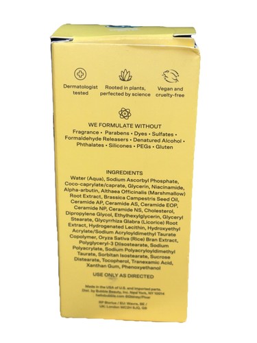 Bubble Day Dream Tone And Texture Serum Vitamin C + Niacinamide Inside ...