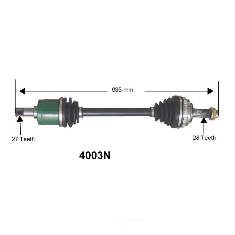 CV Axle Assembly-PDL Front Left Autopart Intl 1700-197137 fits 95-98 ...