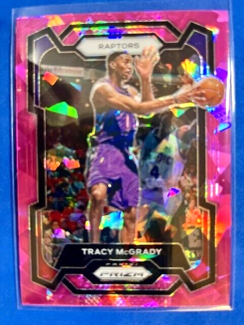NBA - Tracy McGrady 2023-24 Panini Prizm Pink Cracked Ice - Raptors | eBay