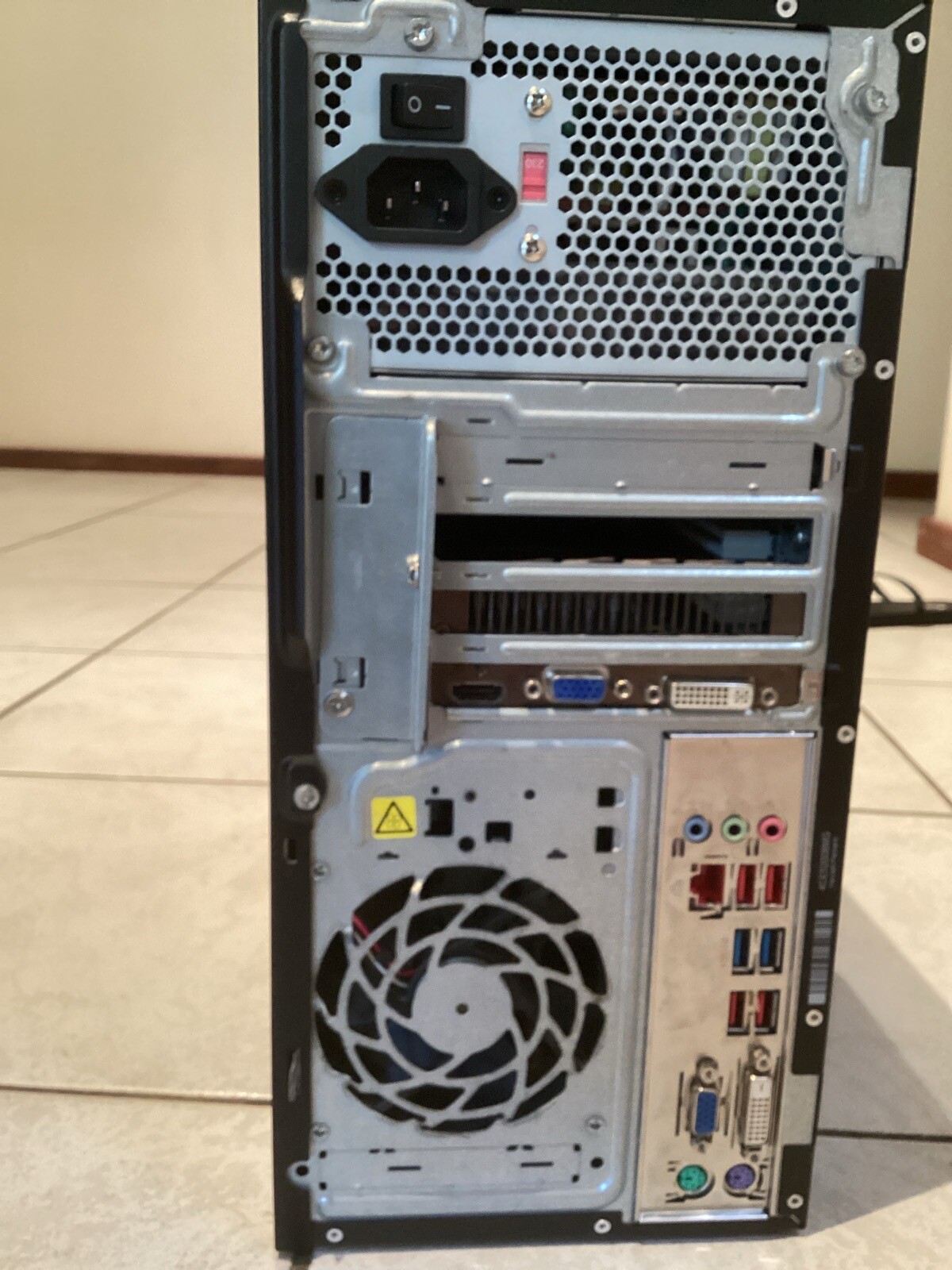 CORE I5. 550 TI. 240GB SDD 6gb Ram desktop pc. ASUS MOTHERBOARD IN HP ...