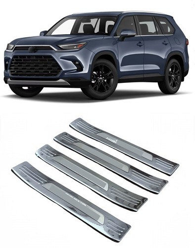 For Toyota Highlander Car Accessories Protector Door Sill Scuff Plate ...