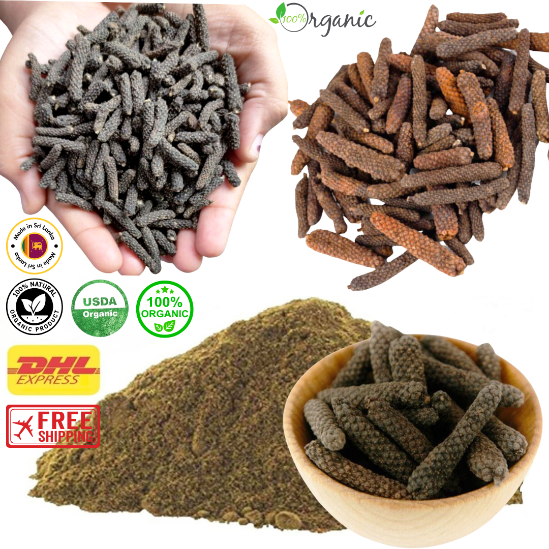 Long Pepper Natural Piper Longum Poivre Long Pippali Organic Ceylon ...