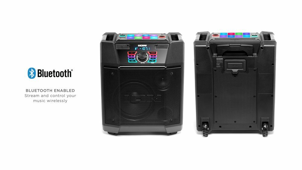 ION Explorer FX High-Powered Bluetooth Speaker with Sound Effects IPX4 ...