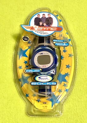 RARE Vintage N’SYNC C Watch Rocks Animated Fashion Watch NIB Justin ...