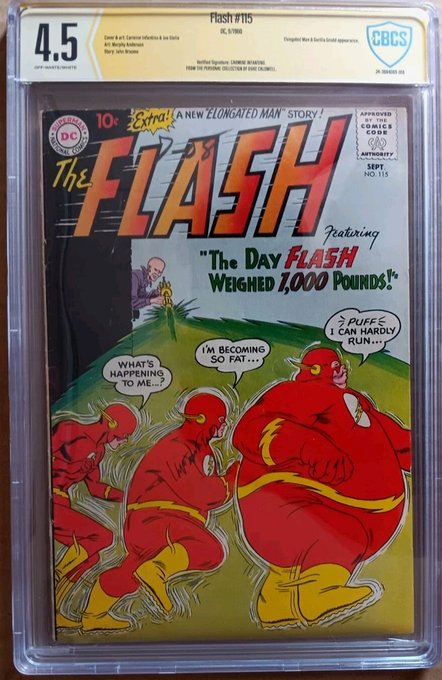 FLASH #147 CGC 7.0 Cr-OW 1964 Infantino early REVERSE FLASH Professor ...