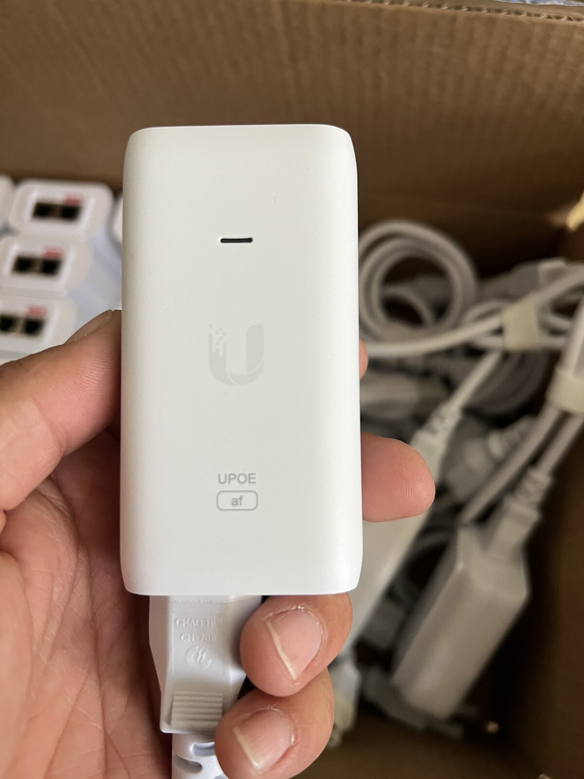 Ubiquiti UniFi U-PoE-AF PoE Injector UPOE af With Power Cord ...