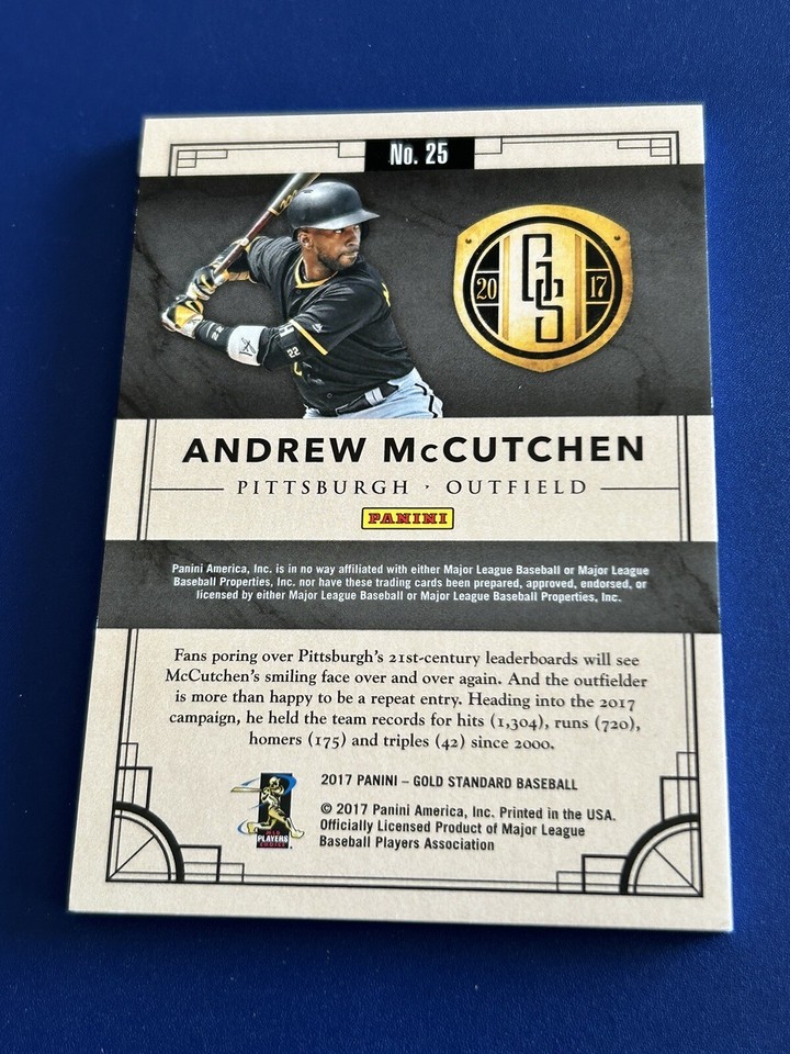 2017 Panini Chronicles Gold Standard /269 Andrew McCutchen #25 | eBay