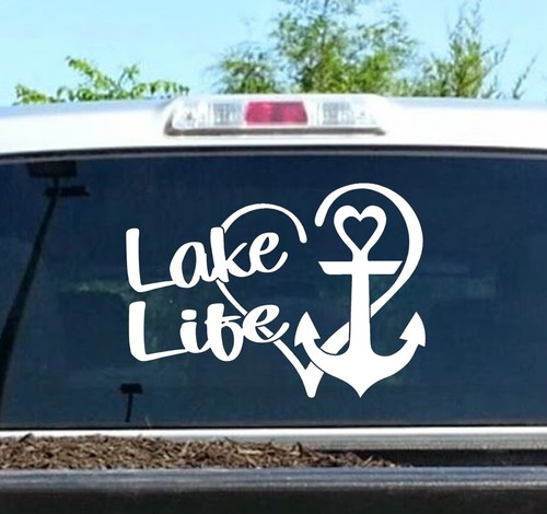 Lake Life Sticker Laptop Decals Boating Decal Laptop Stickers Water ...