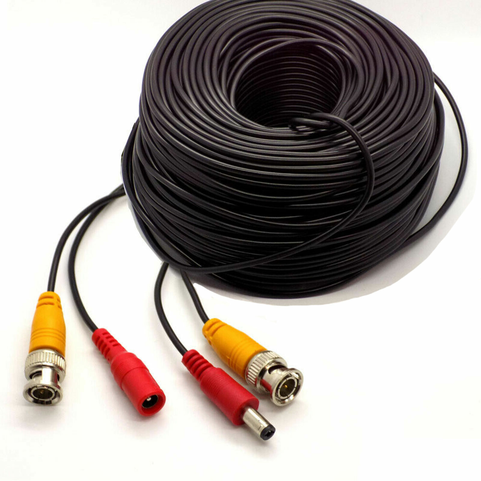 CCTV Camera Extension Cable BNC DC Power Lead Security DVR Video Pre ...