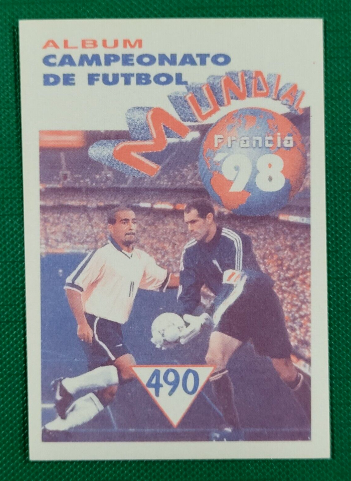 1998 Navarrete France World Cup FIFA Ax Sticker #490 FERID CHOUCHANE ...