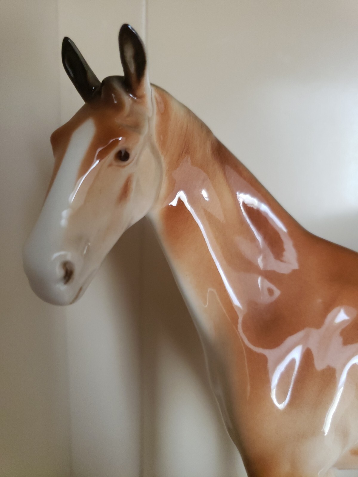 Royal Dux Horse Stallion Equine Statue Akhal Teke Czechoslovakia VTG ...
