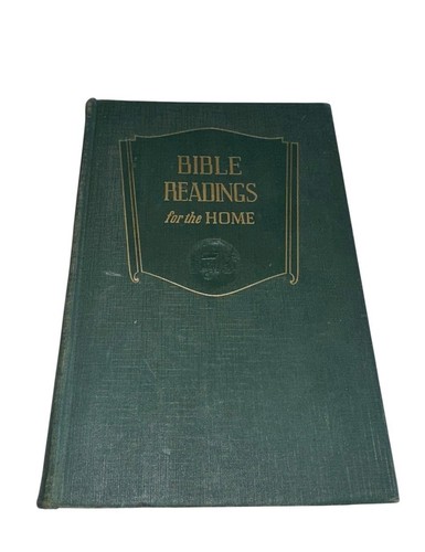 Bible Readings for the Home 1942 Review and Herald Marbled Page Edges ...