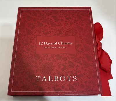 Talbots Charm Bracelet Gift Set 12 Days Of Christmas Bracelet Gift Set ...