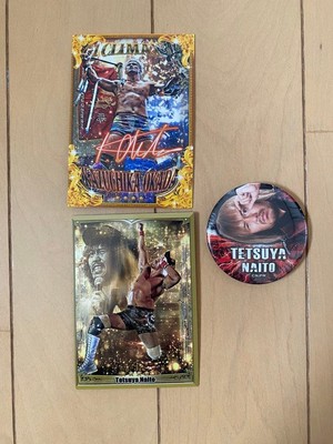 Japan Pro Wrestling Tetsuya NaiKazuchika Okada Card Can Badge R5 | eBay UK