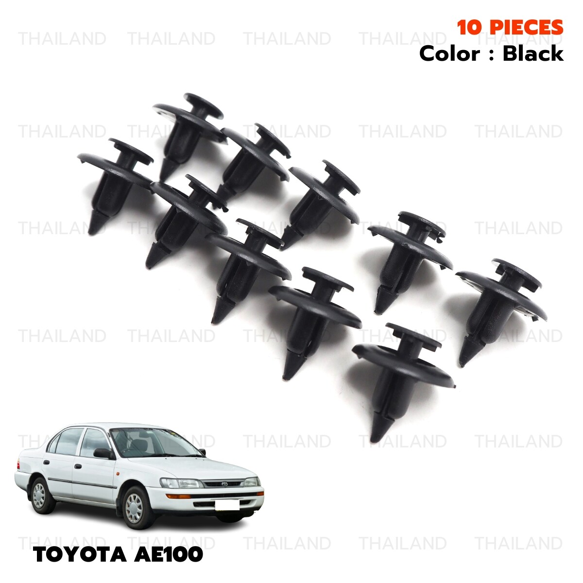 10x Rear Panel Clip Trunk Fits Toyota AE100 Corolla AE101 AE111 1989 ...