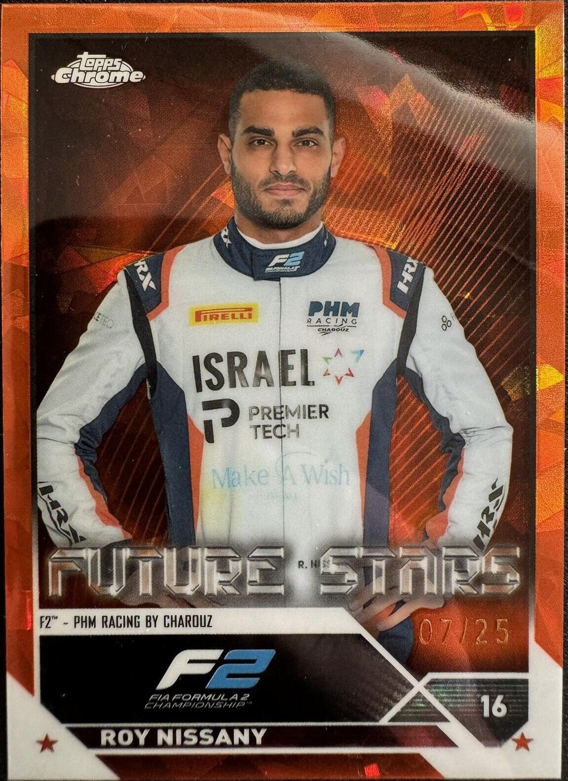 2023 Topps Chrome Sapphire Edition Formula 1 - F2 Drivers Roy Nissany ...