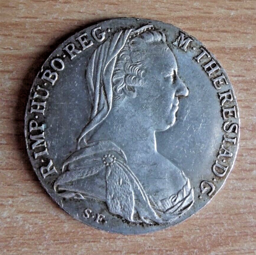 Maria Theresa 1780 Thaler BURG CO TYR 1780 X Archid Avst Dux (OLD S.F ...