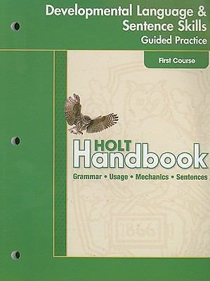 Holt Handbook, Grade 7 : Developing Language Skills/Practice by ...