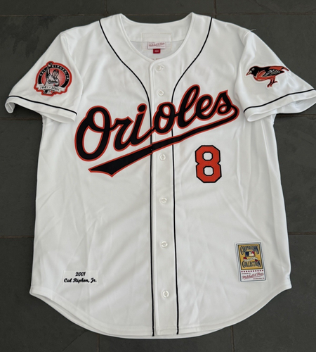 NEW CAL RIPKEN #8 Baltimore Orioles Authentic Mitchell & Ness Jersey XL ...