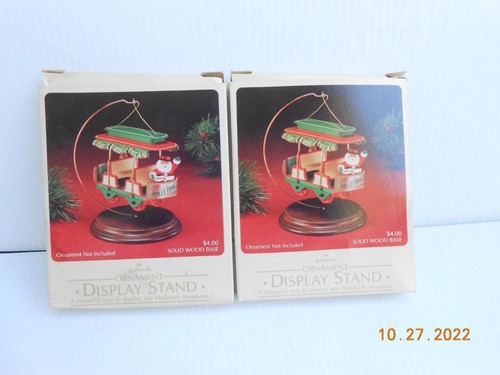 Vintage Hallmark Christmas Ornament Display Stands Set of 2 | eBay