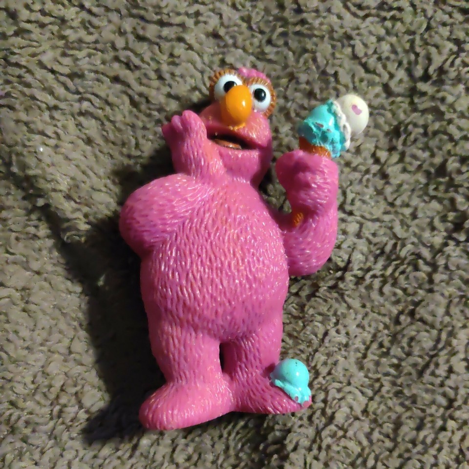 Vtg. 1980's Muppets,INC Sesame Street Cookie Monster *RARE Telly PVC ...