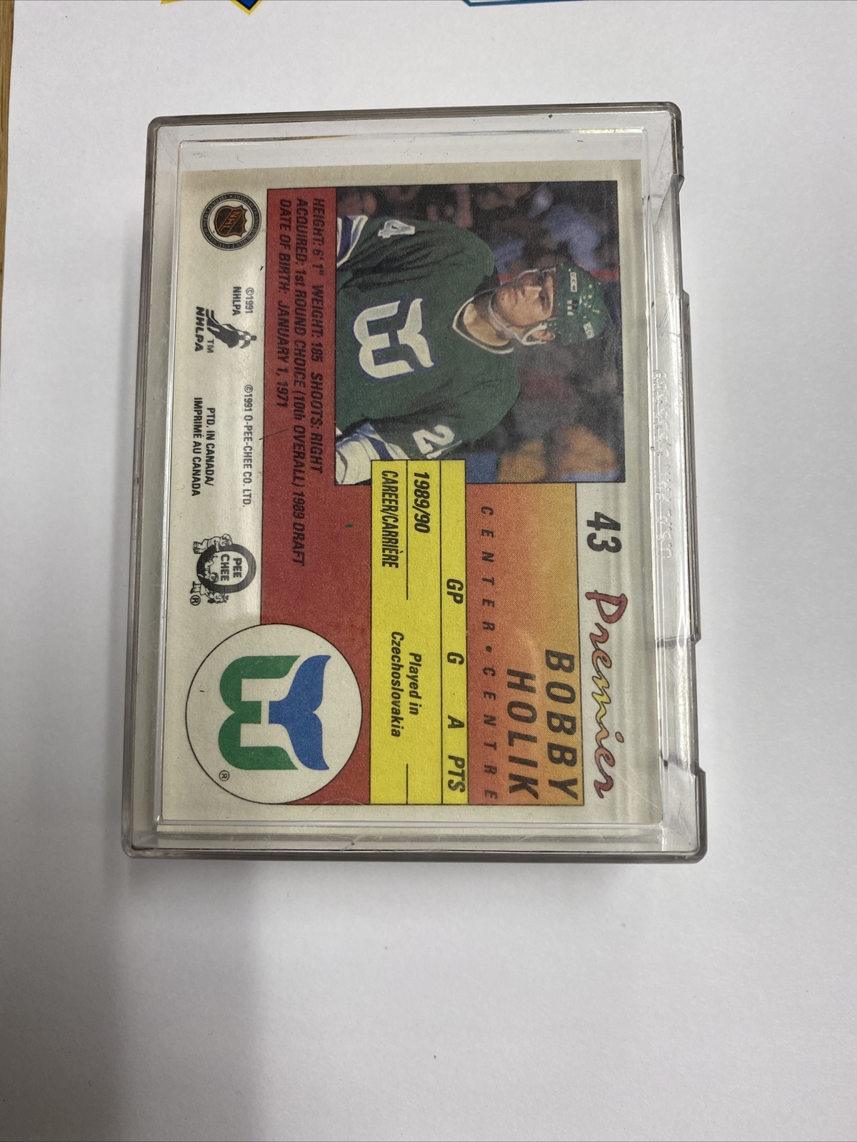 1991 O-Pee-Chee Premier Hockey Bobby Holik Rookie Card Lot Of 41 | eBay