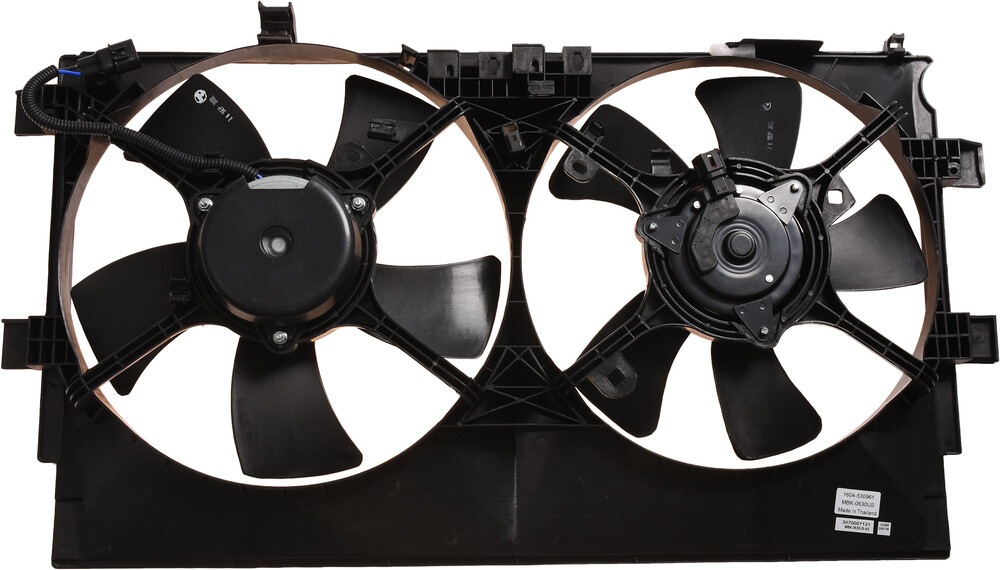 Dual Radiator and Condenser Fan Assembly-METRIX fits 07-08 Mitsubishi ...